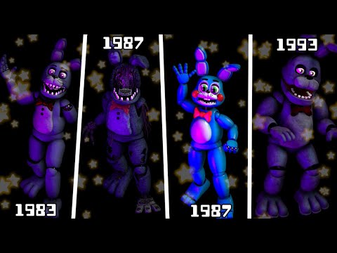 ALL TYPES OF BONNIE ANIMATRONICS Fanmade Timeline V1 - YouTube