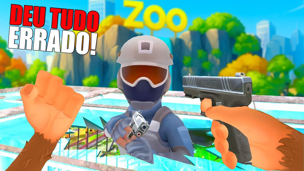 Lado de FORA DA JAULA não é SEGURO! no I Am Monkey VR! - YouTube