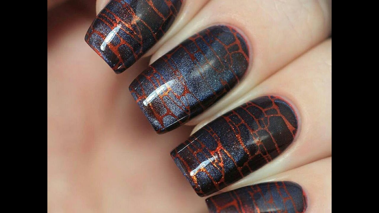 "Вулканическая лава" магнитными лаками / "Volcano Lava" with Magnetic ...