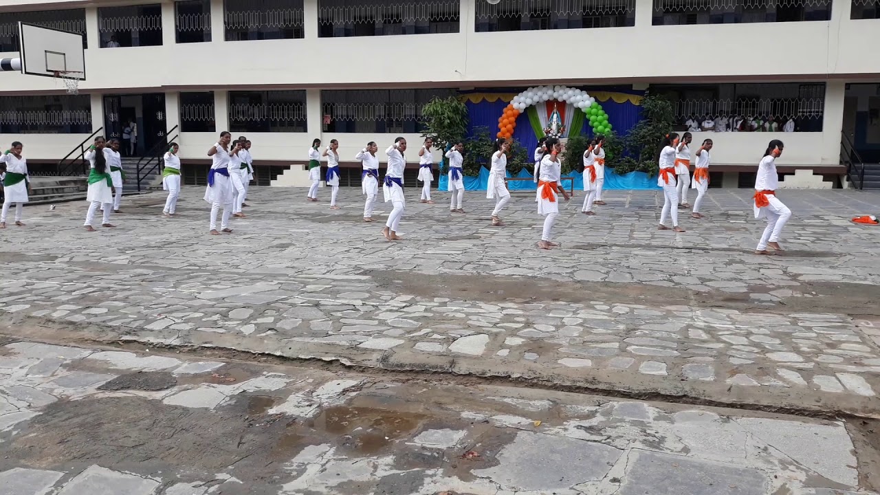 INDEPENDENCE DAY SPECIAL dance by 10th std 2018 - 2019 - YouTube