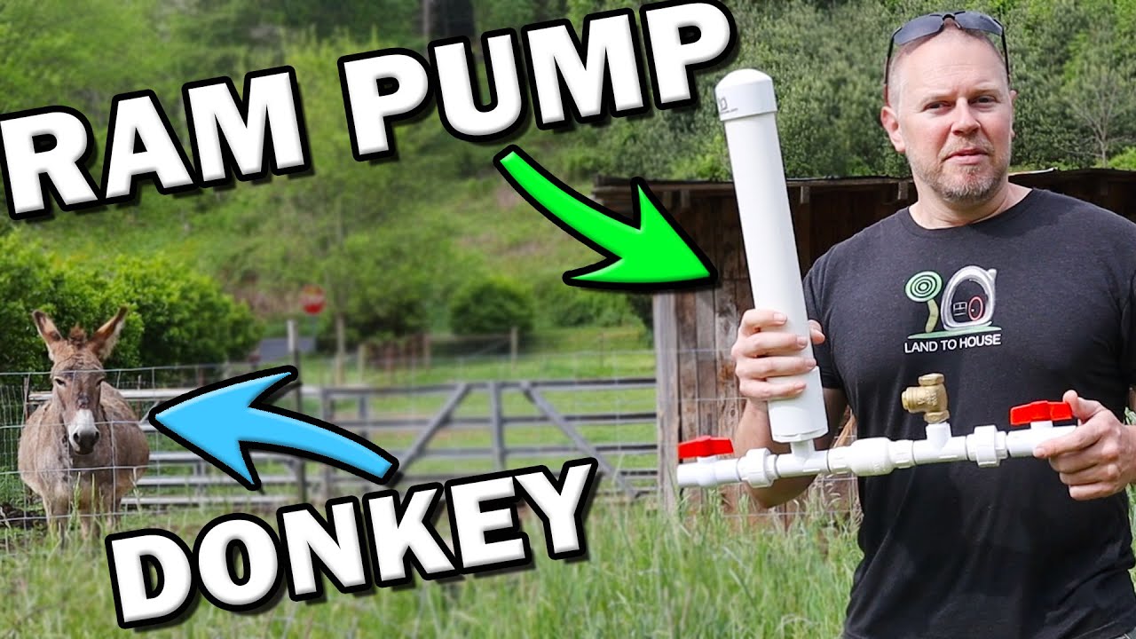 1/2" Ram Pump Install to Water Donkeys - YouTube