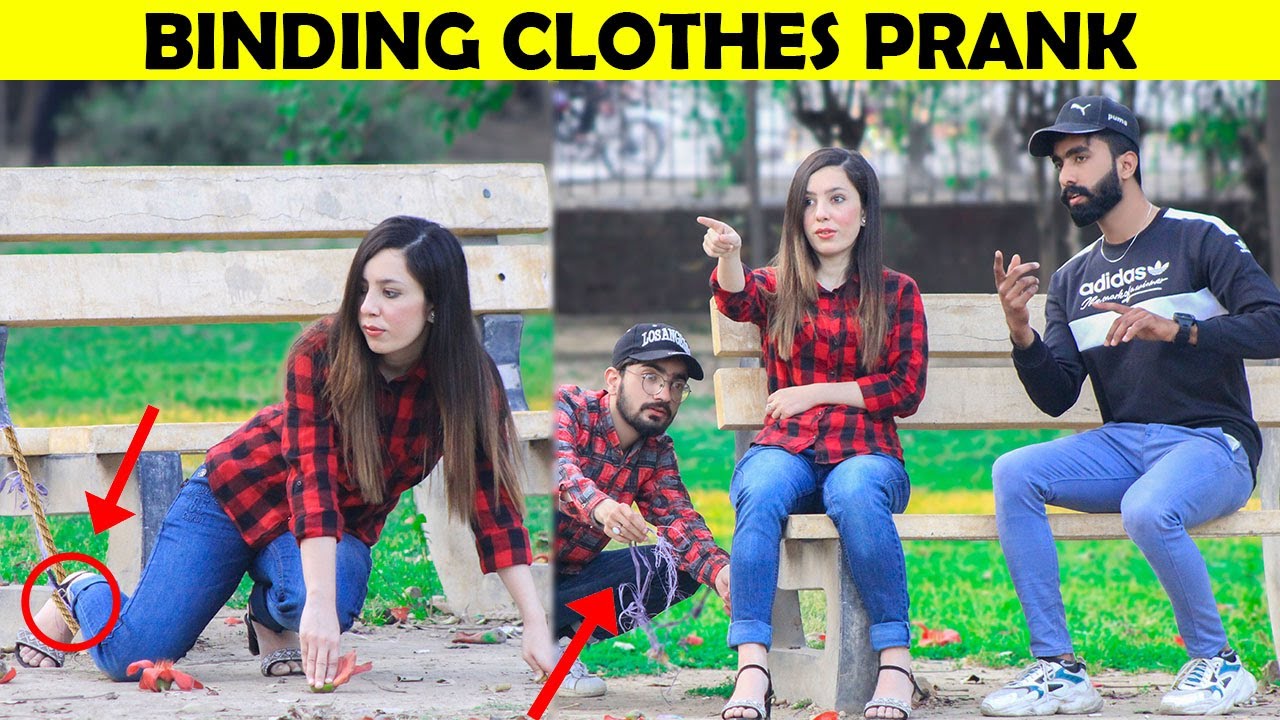 Binding Clothes With Wire Prank | Part 3 @decentpranks - YouTube