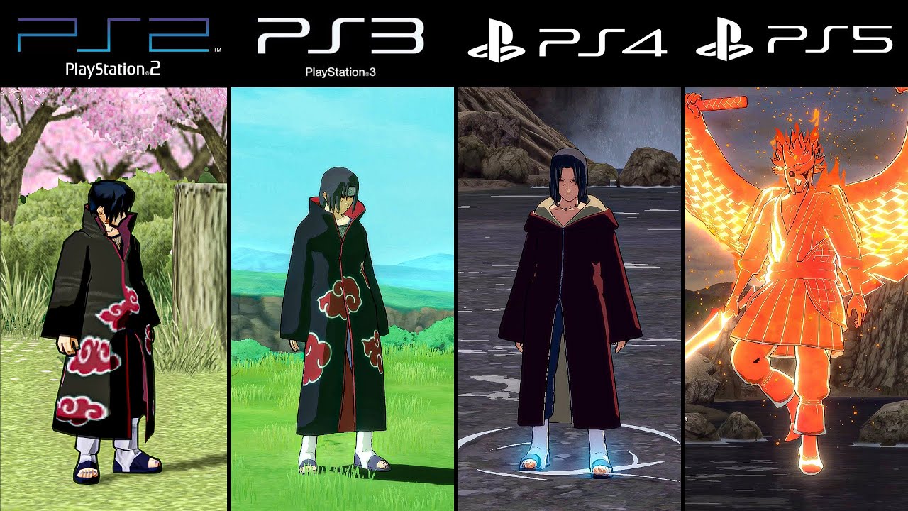 Uchiha Itachi Ultimate Jutsu Evolution (PS2 to PS5) - YouTube