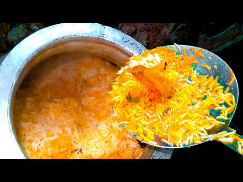 DEV Tavuk Biryani Yemek tarifi | Hintli sokak Gıda | Geleneksel Tavuk Biryani