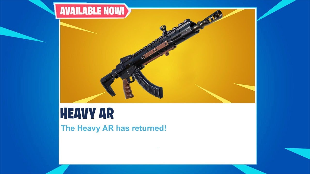 FORTNITE THE HEAVY AR HAS RETURNED! HEAVY AR AND CHRISTMAS UPDATE ...