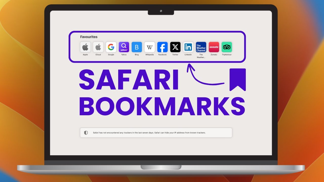 How to Bookmark a Website in Safari on Mac - Favorite Websites on ...