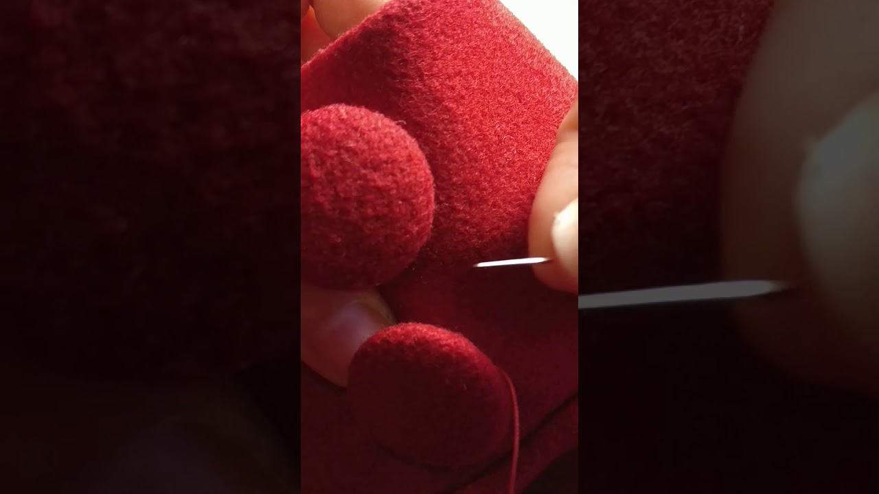 How to Sew a Shank Button - YouTube