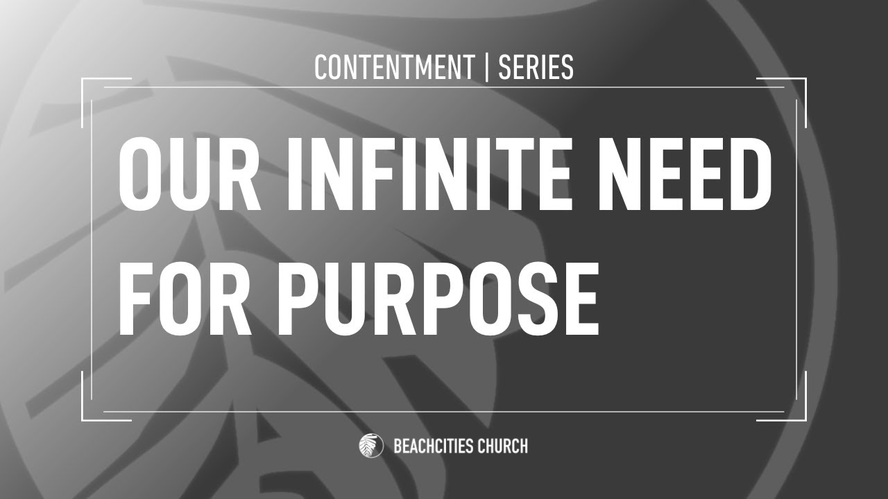Our Infinite Need For Purpose - YouTube