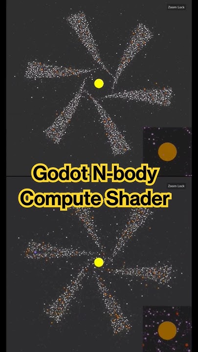 Godot Star Systems - GLSL Compute Shader with Merging - YouTube