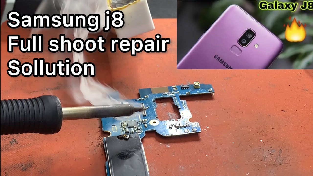 Samsung j8 full shoot repair solution - YouTube