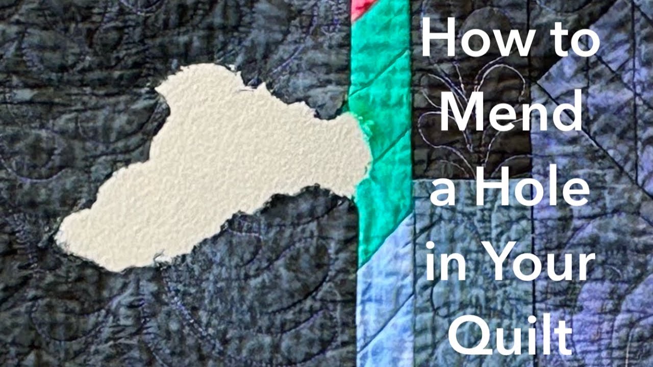 Help! My dog chewed a hole in my quilt! - YouTube
