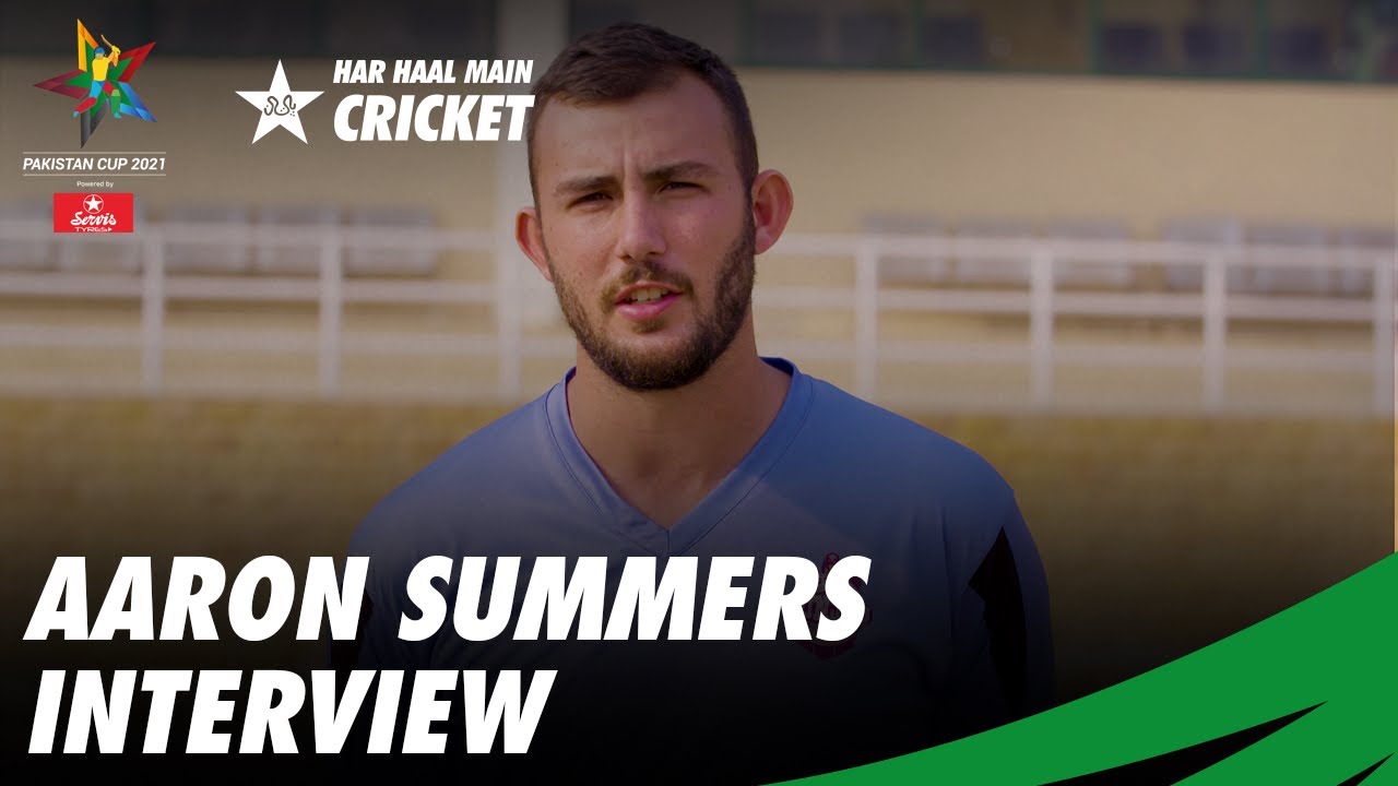 Aaron Summers Interview | Pakistan Cup 2021 | PCB | MA2T - YouTube