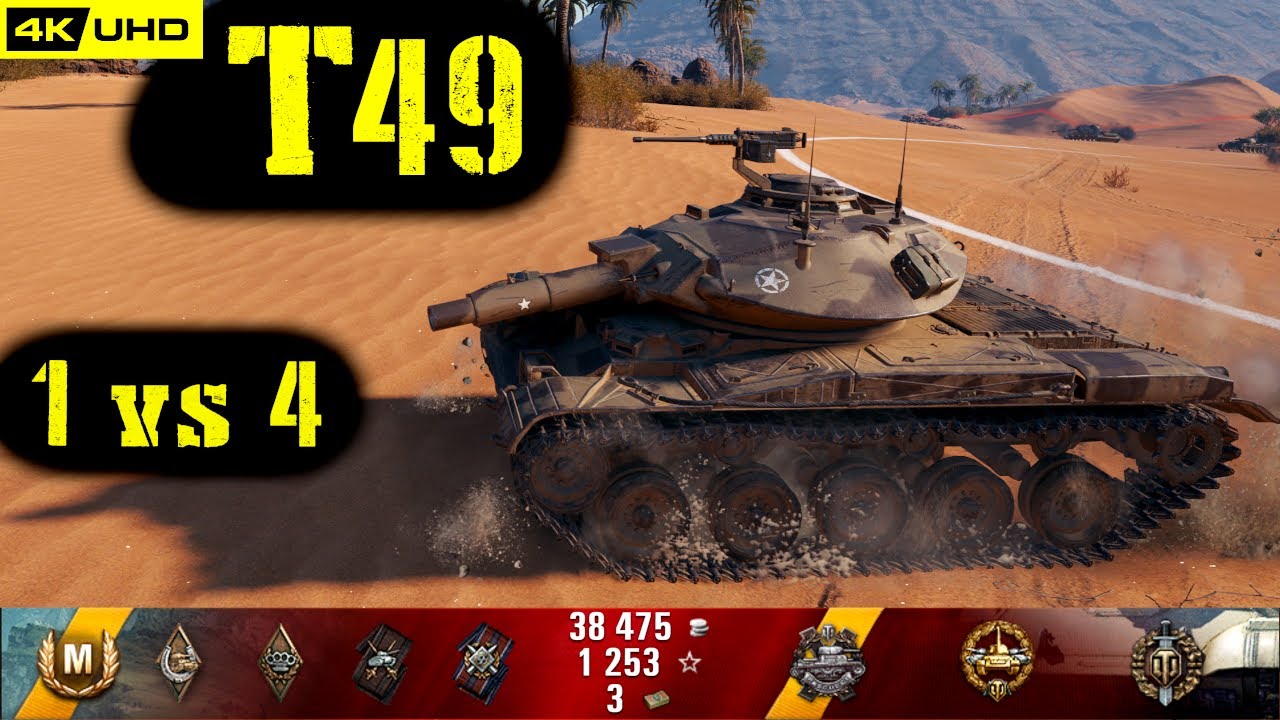 World of Tanks T49 Replay - 6 Kills 4.2K DMG(Patch 1.6.1) - YouTube