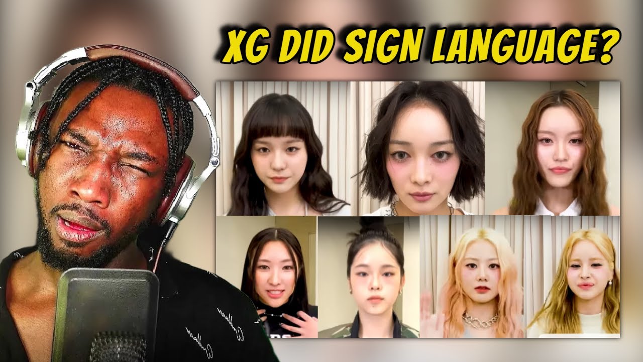 REACTING TO XG - GRL GANG SIGN LANGUAGE VERSION - YouTube