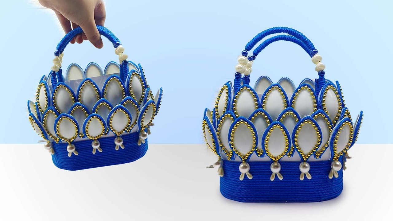 Ide Kreatif - Cara Membuat Tas Dari Sendok Plastik | Tas Cantik ...