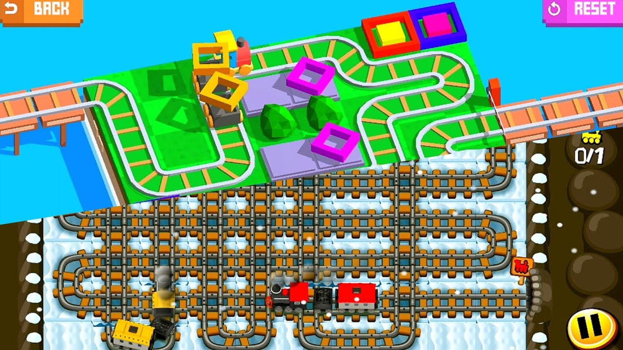 Color Tiles Express & Train Tiles Express Combination - Train Puzzle ...