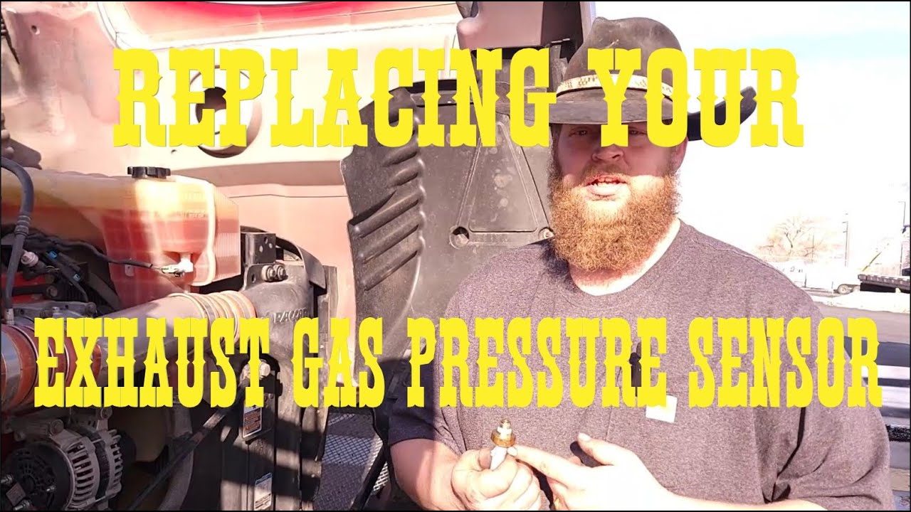REPLACING YOUR EXHAUST GAS PRESSURE SENSOR - YouTube
