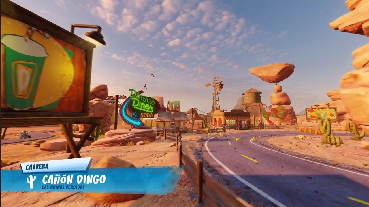 Crash Team Racing Nitro Fueled - Cañón Dingo| Dingodile - YouTube