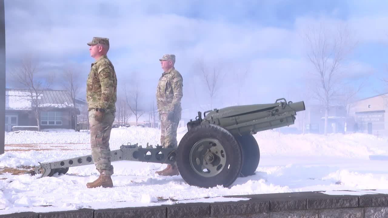 Montana National Guard honors President Carter with cannon salutes ...