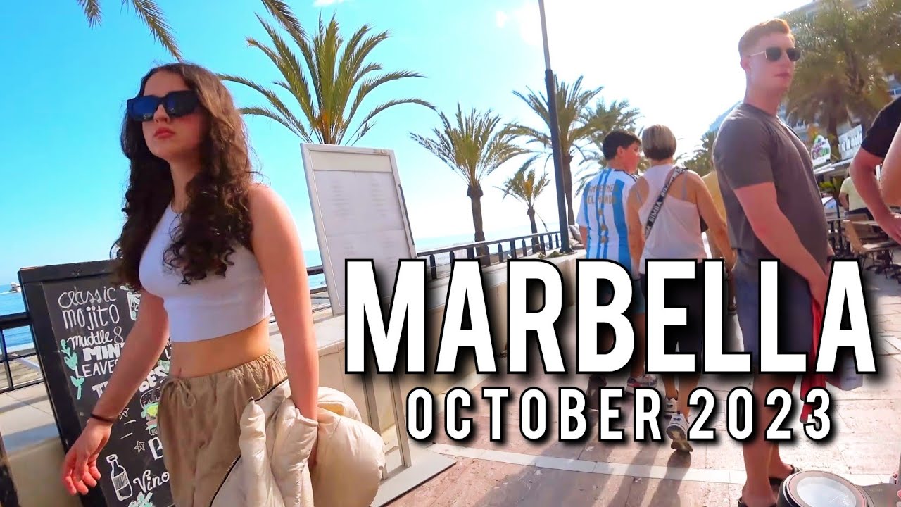 MARBELLA 🇪🇸 Beautiful Evening October 2023 Costa del Sol Spain 4K - YouTube