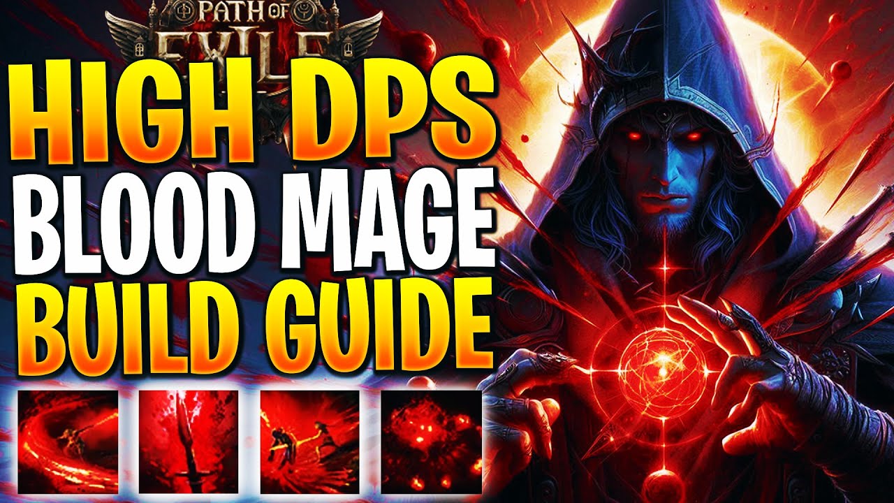 THIS BLEED BLOOD MAGE BUILD HAS HIGH DPS! POE 2 Build Guide - YouTube