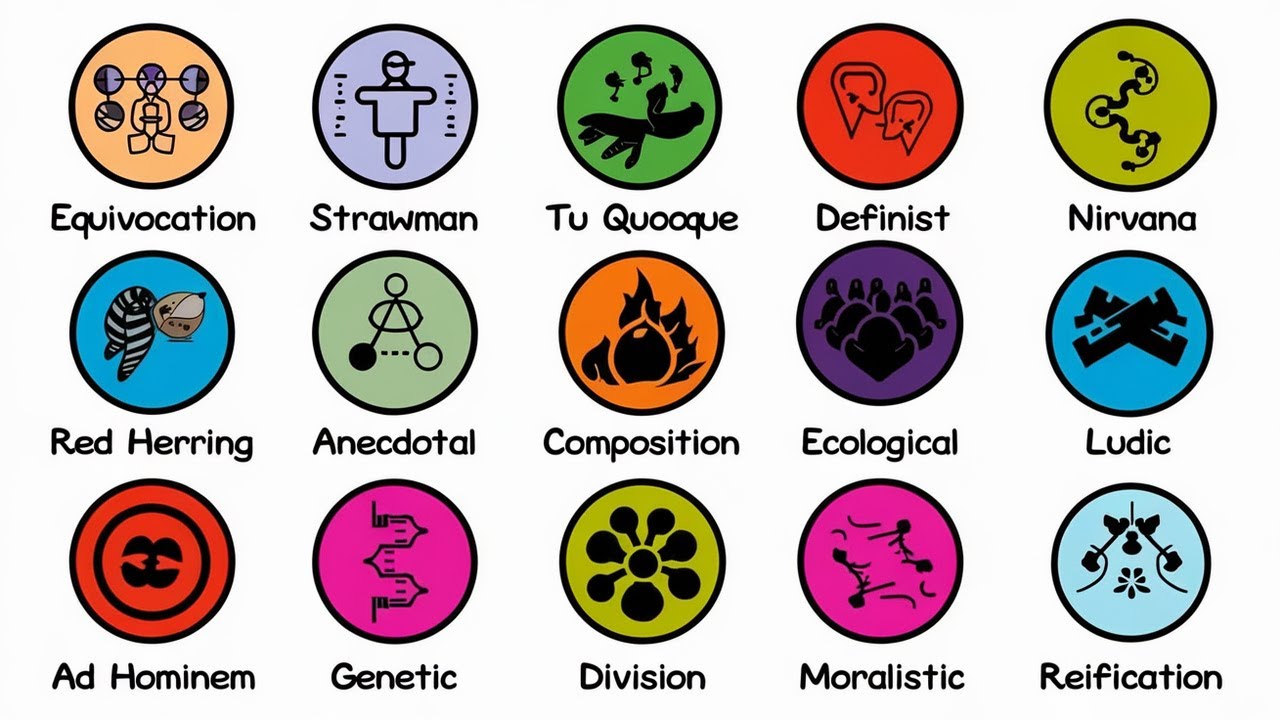 Every LOGICAL FALLACY Explained in 13 Minutes - YouTube