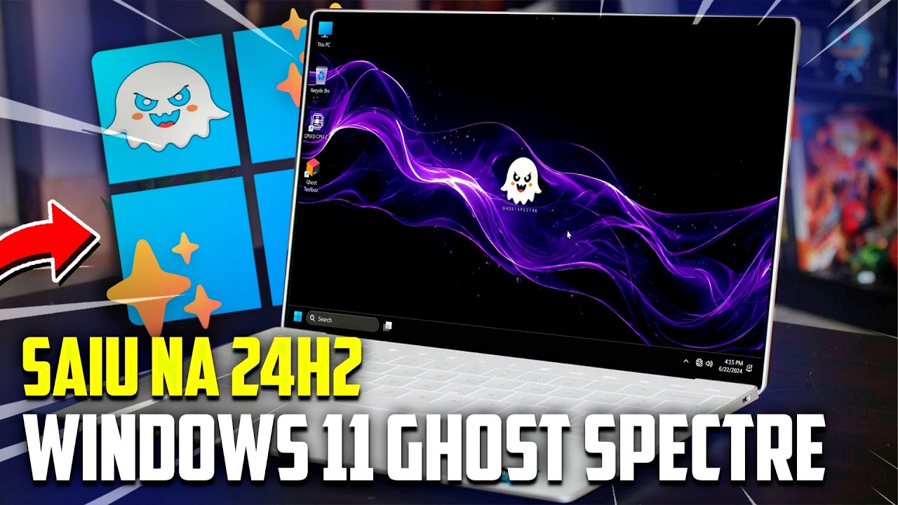 Testei o Windows 11 GHOST SPECTRE Versão Nova - Windows 11 GHOST ...