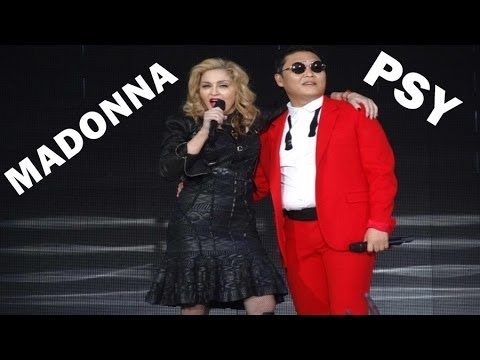 Madonna a PSY - koncert - YouTube