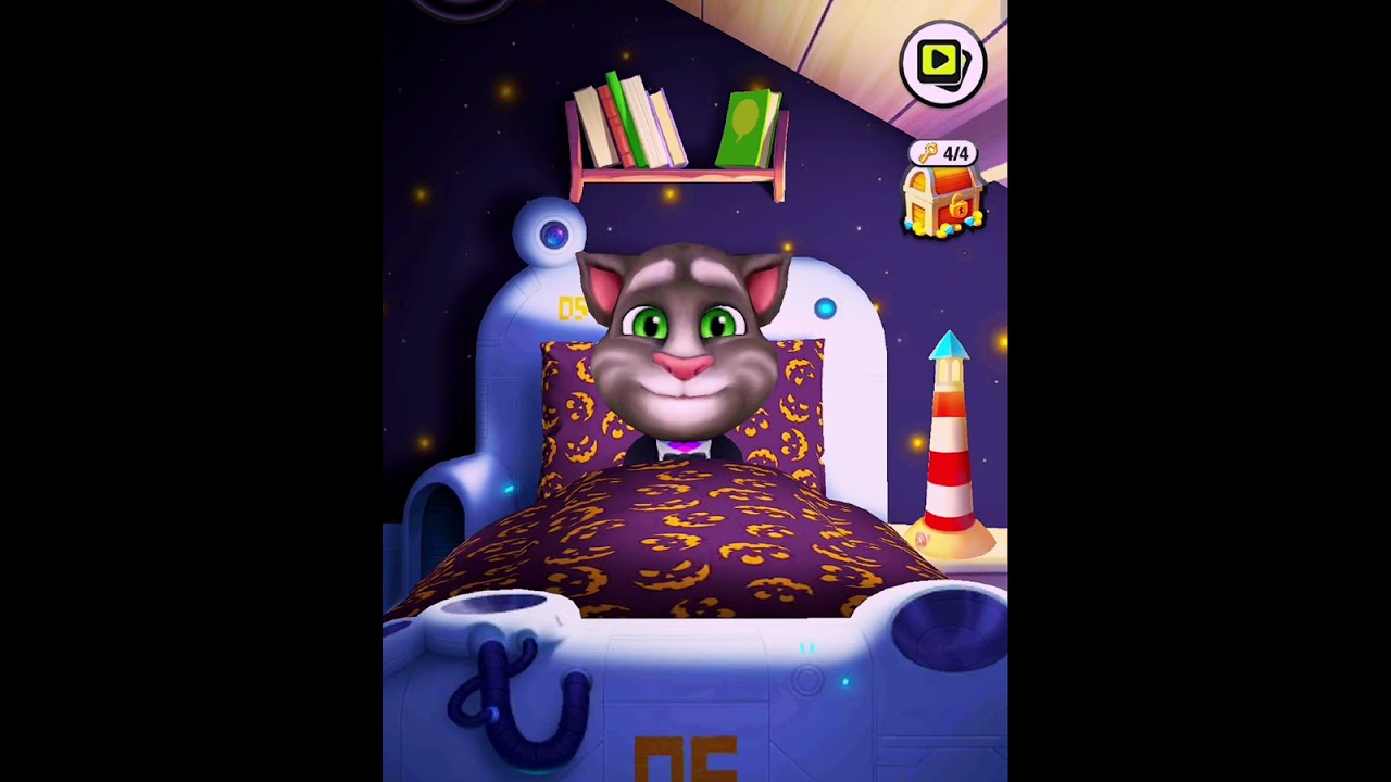 Talking Tom's new bedroom. || Talking Tom. || #shorts - YouTube