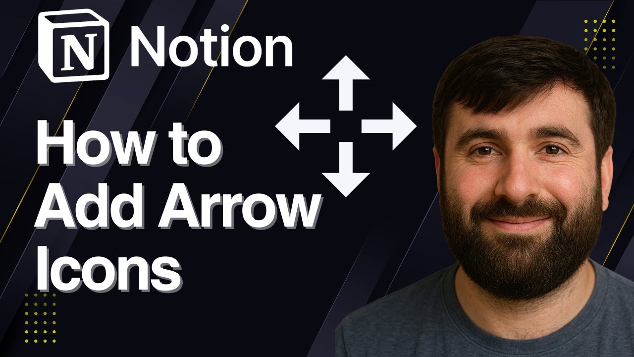 How to Add Arrow Icons in Notion | Quick Tutorial 2025 - YouTube