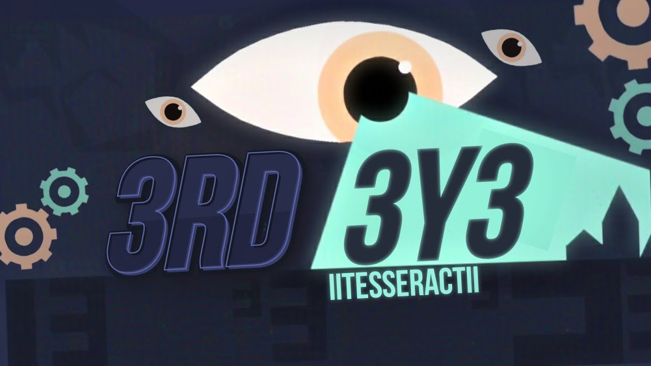 부담스러운 시선 3rd 3y3 (by iITesseractIi / epic hard 5★) Geometry Dash - YouTube