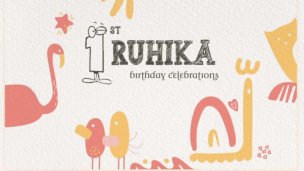 Ruhika Birthday Highlights| First Birthday | Baby Girl |Telugu Video ...