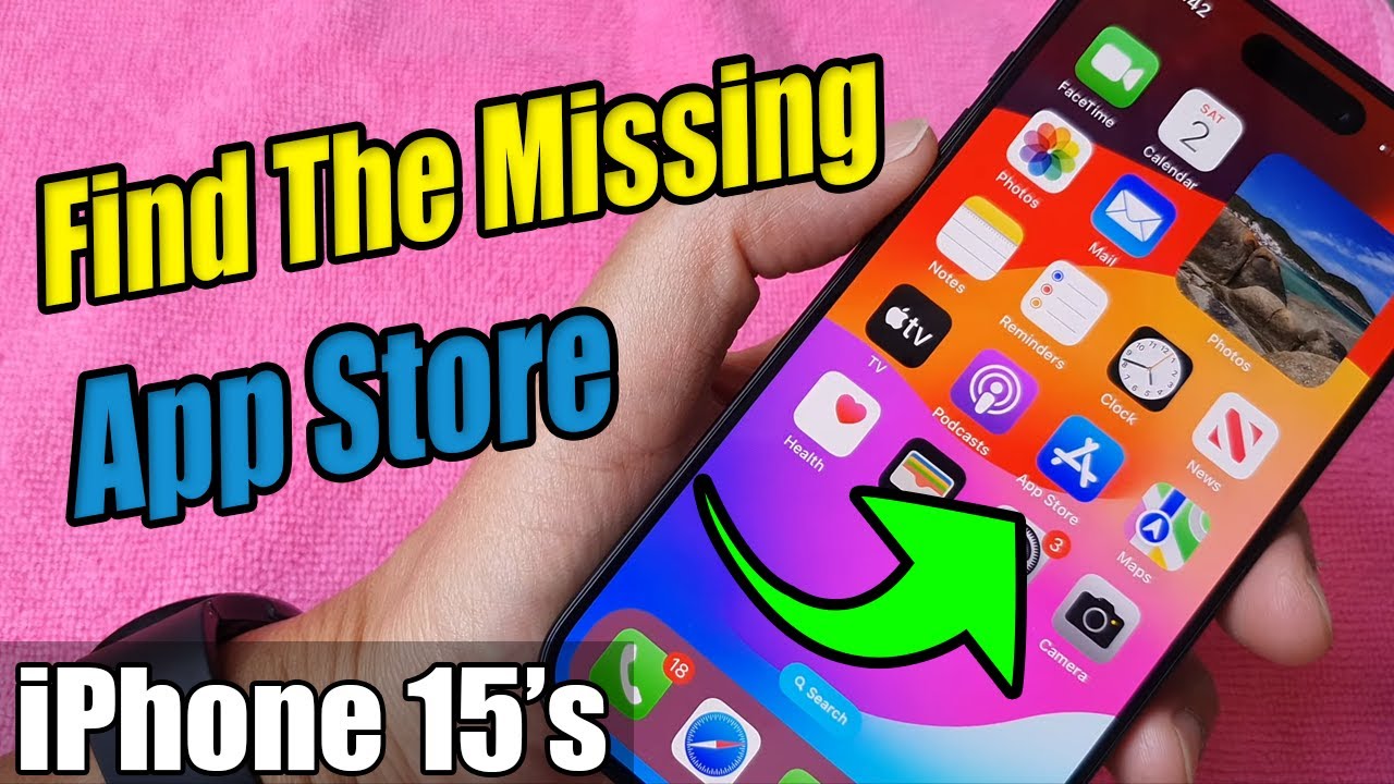 iPhone 15/15 Pro Max: How to Find The Missing App Store - YouTube