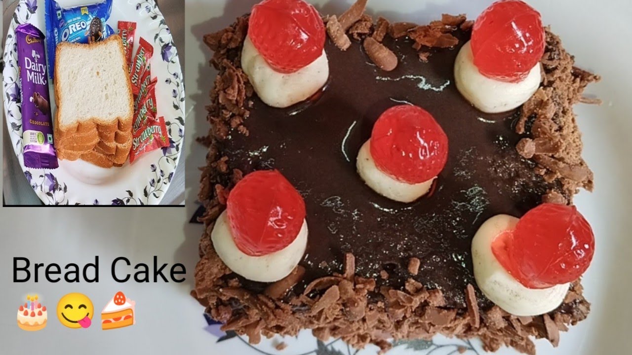 Bread Cake/🎂Oreo Chocolate Bread Cake/ 😋Oreo Bread Cake Recipe in ...