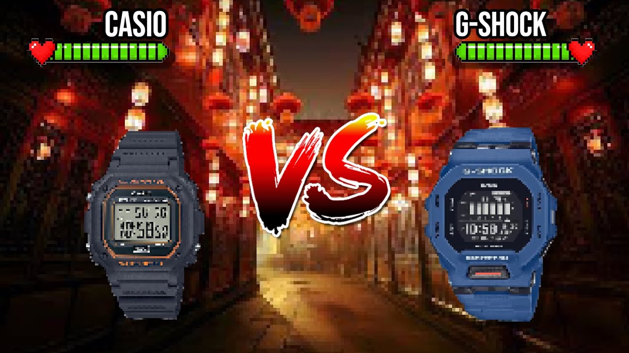 Casio Vs G-Shock - Which Watch Wins? - YouTube