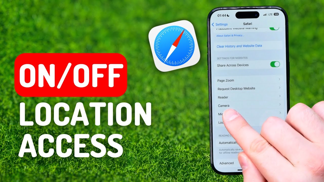 How to Allow or Deny Location Access on Safari - [iPhone 15 Pro] - YouTube