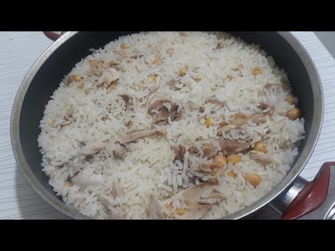 Pilavı hiç bu şekilde denedinmi👌tavuklu nohutlu pirinç pilavı nasıl yapılır