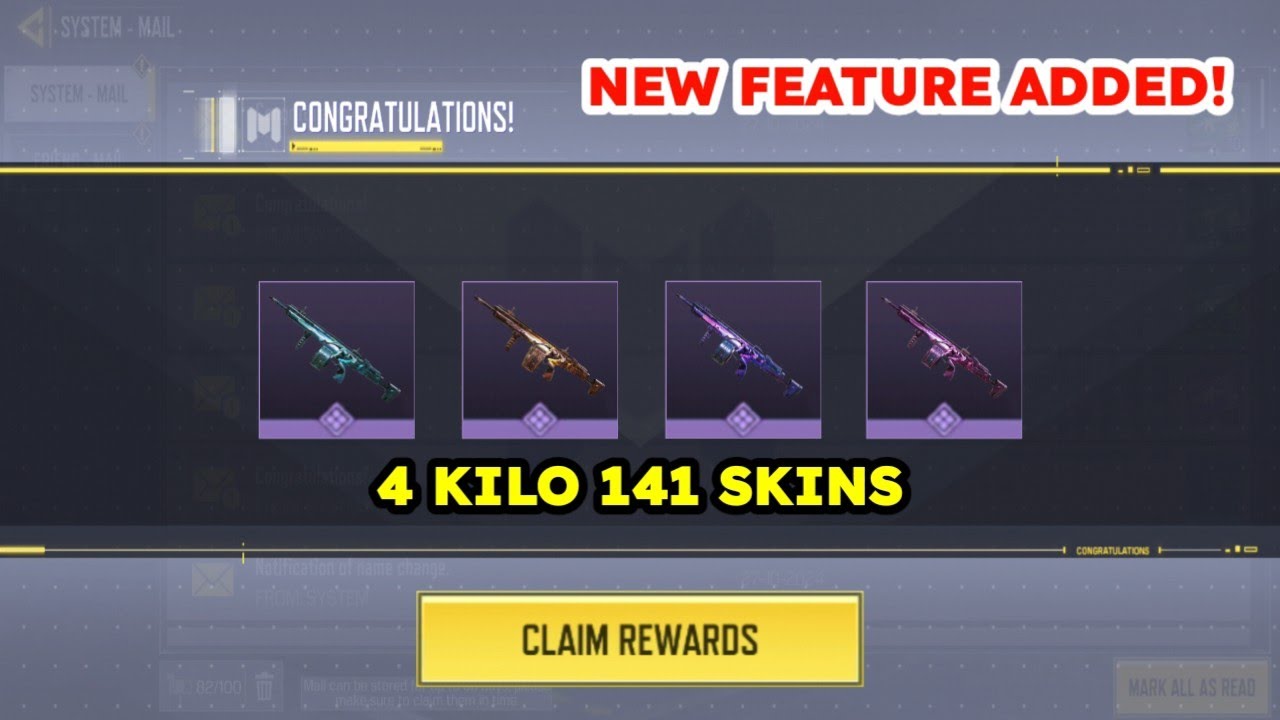 GETTING 4 FREE EPIC KILO 141 SKINS | VIOLET BURNS STRONGBOX *Gold Crate ...
