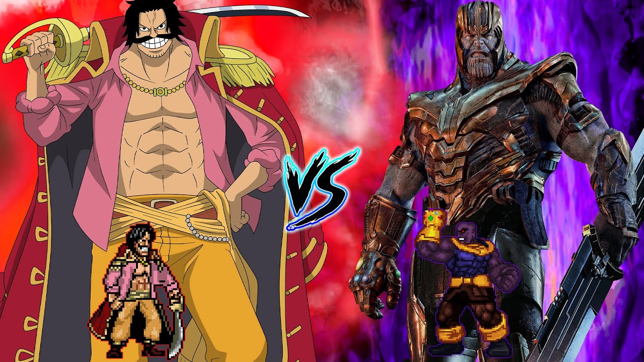 🚀PRIME GOL D. ROGER JXM AI V1 VS ACCURATE THANOS IN JUMP FORCE MUGEN - YouTube