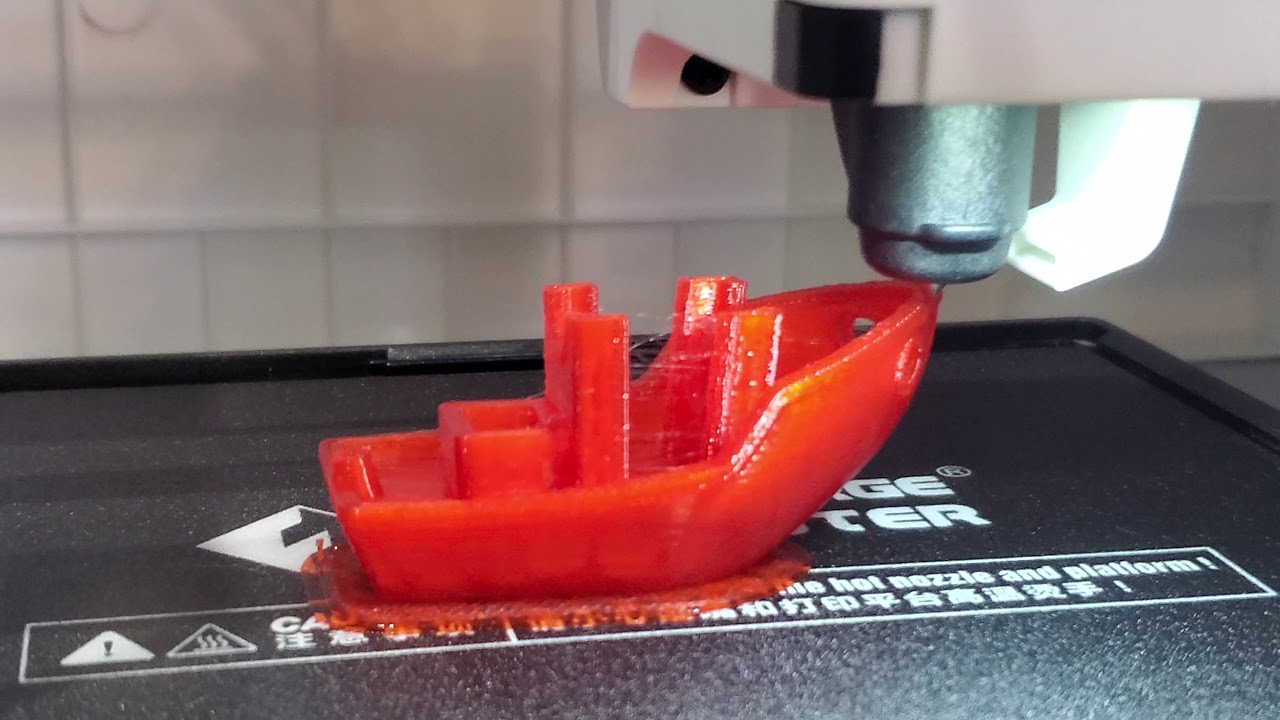Flashforge Adventurer 3 Test Print 2020 - YouTube