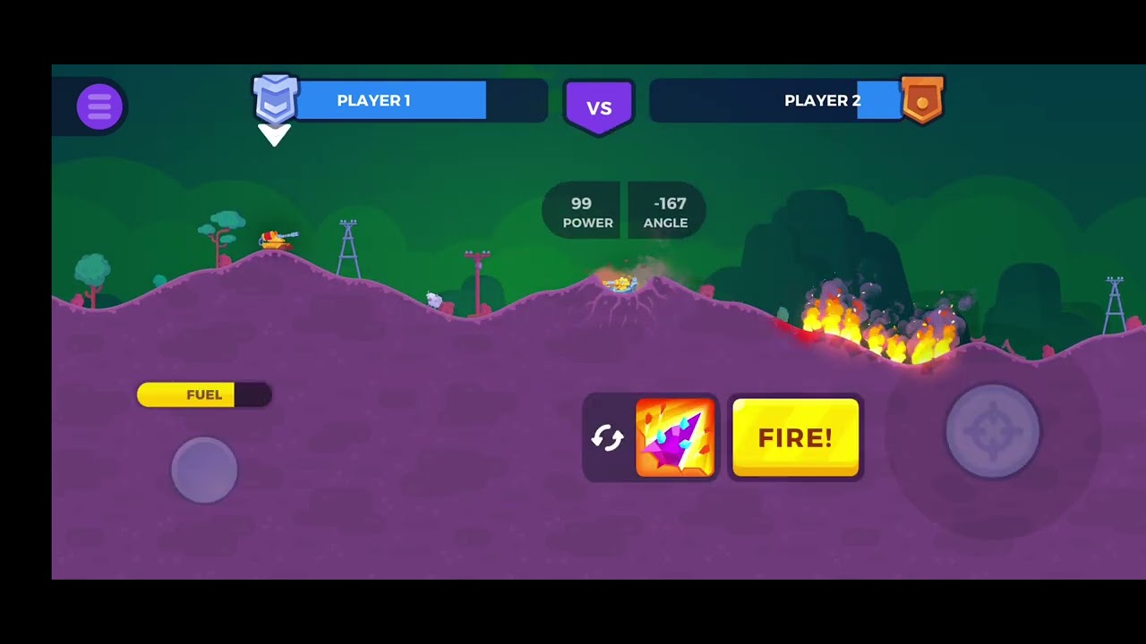 Tank wars 1: Helios vs Mountain (Tank stars) - YouTube