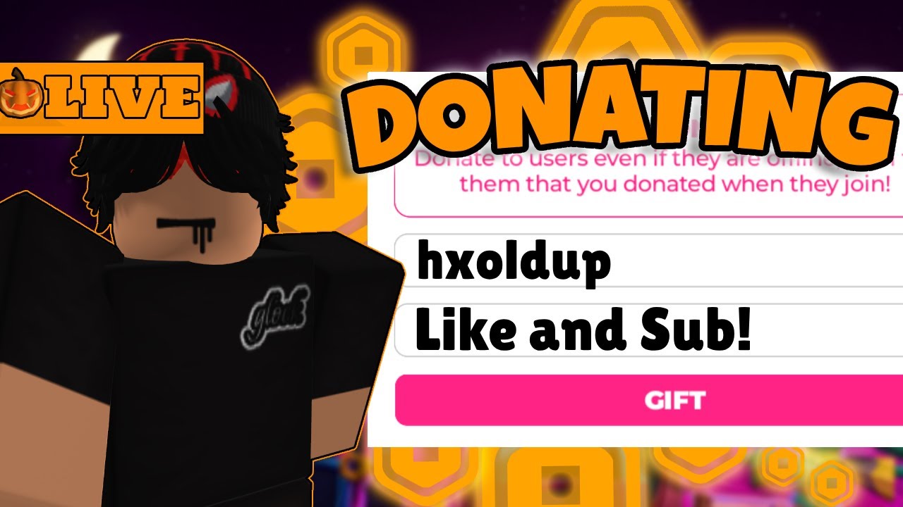 🔴PLS DONATE LIVE🔴💵RAISING STREAM TO DONO💵 AND GGS (ROBLOX PLS DONATE ...