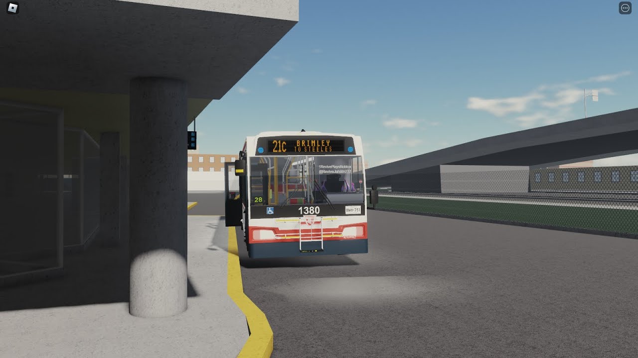 (Old Livery) Toronto Transit Commission ROBLOX 2008 Orion VII NG HEV ...