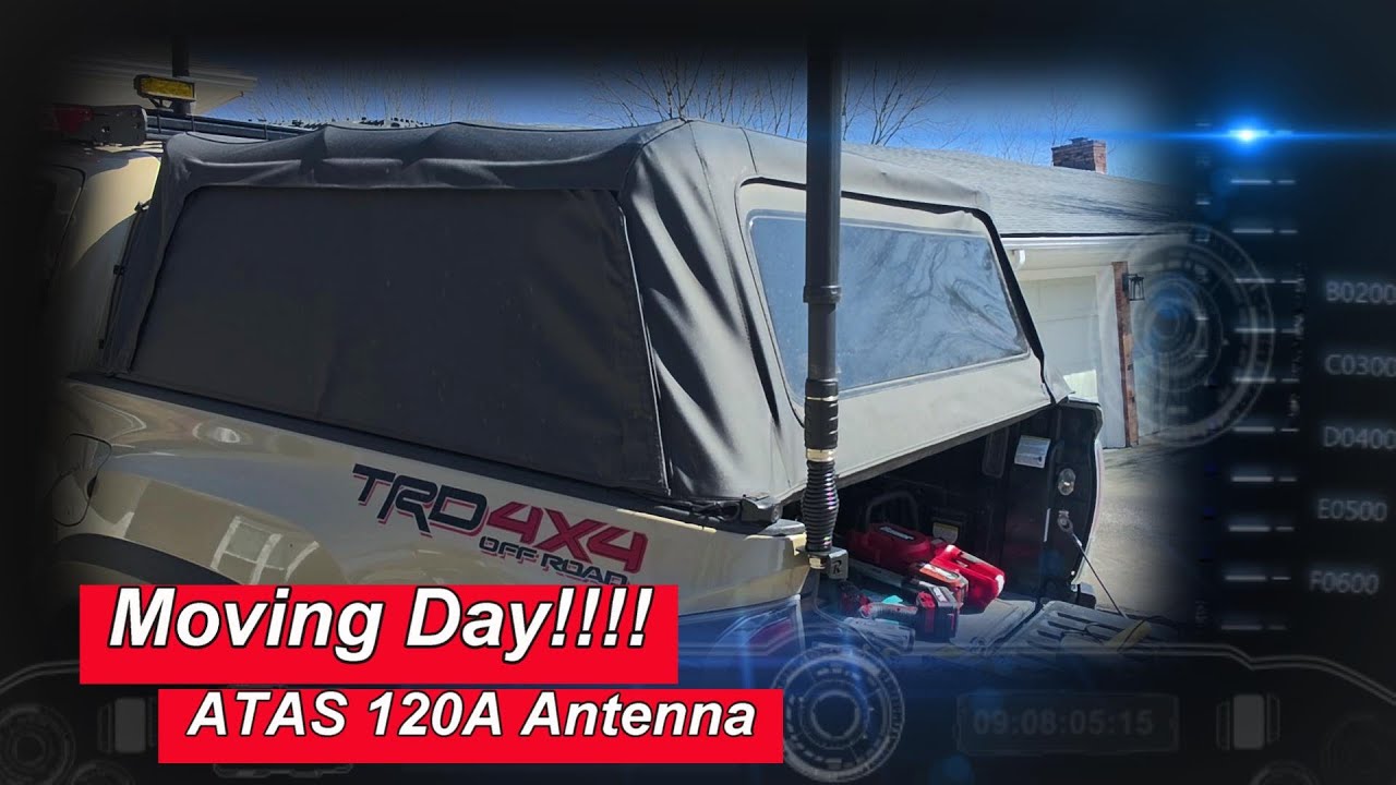 Moving The ATAS 120A Antenna Using A Rago Mount! - YouTube