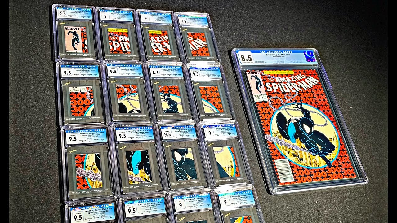 What an achievement! ASM 300 graded Marvel Cards | only ones in ...