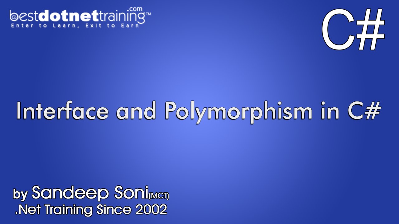 Interface And Polymorphism In C C Tutorial For Beginners Youtube 2382