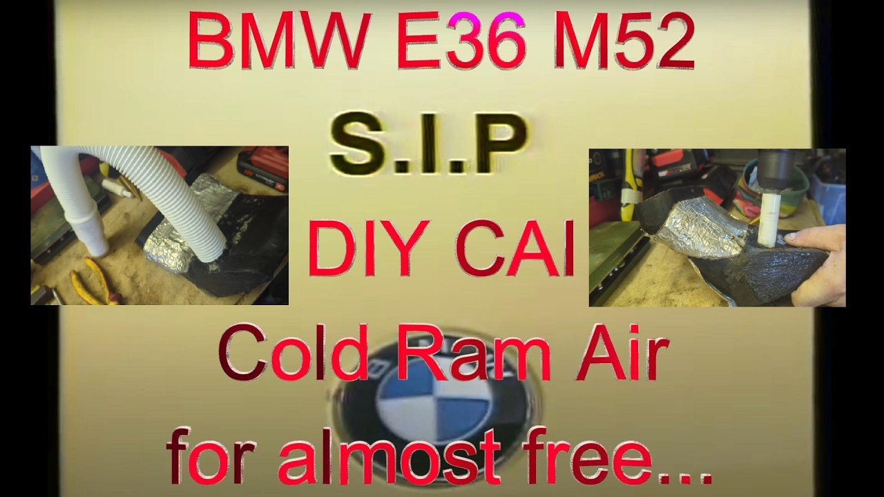 BMW S.I.P E36 DIY Cold Ram Air Intake: Free Power at basically no cost ...