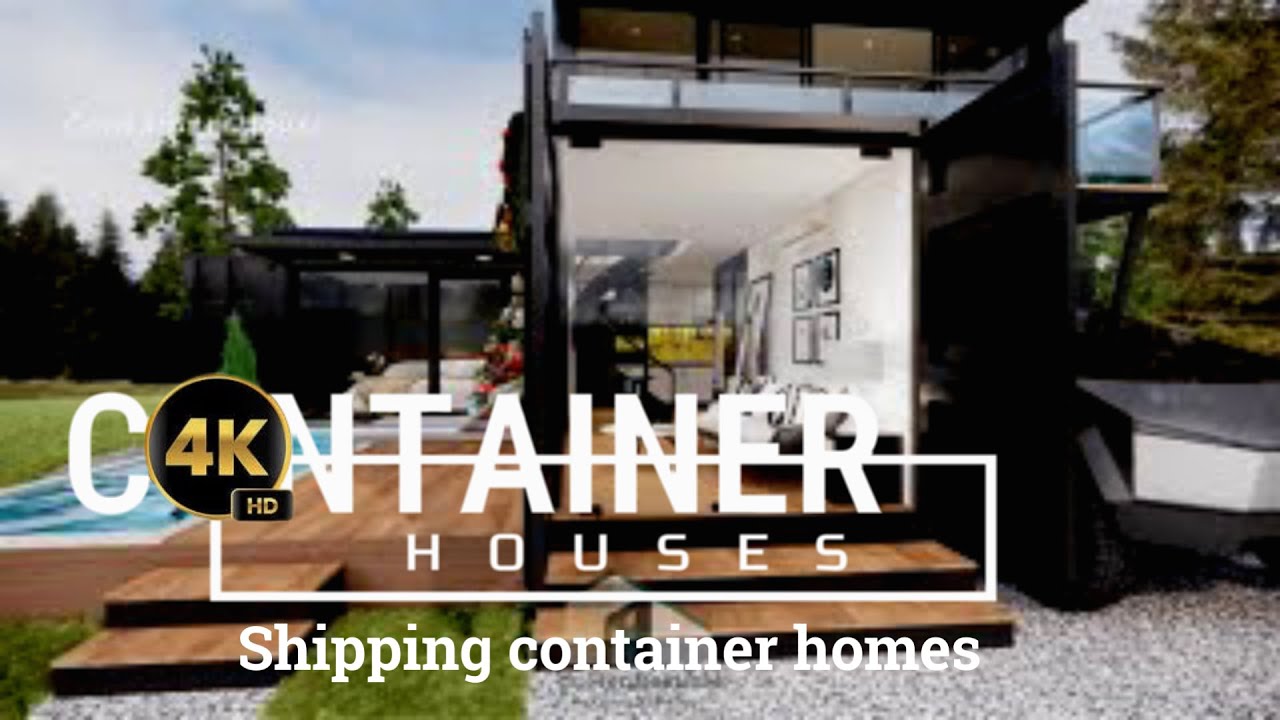 Modern and luxurious Shipping container homes - YouTube