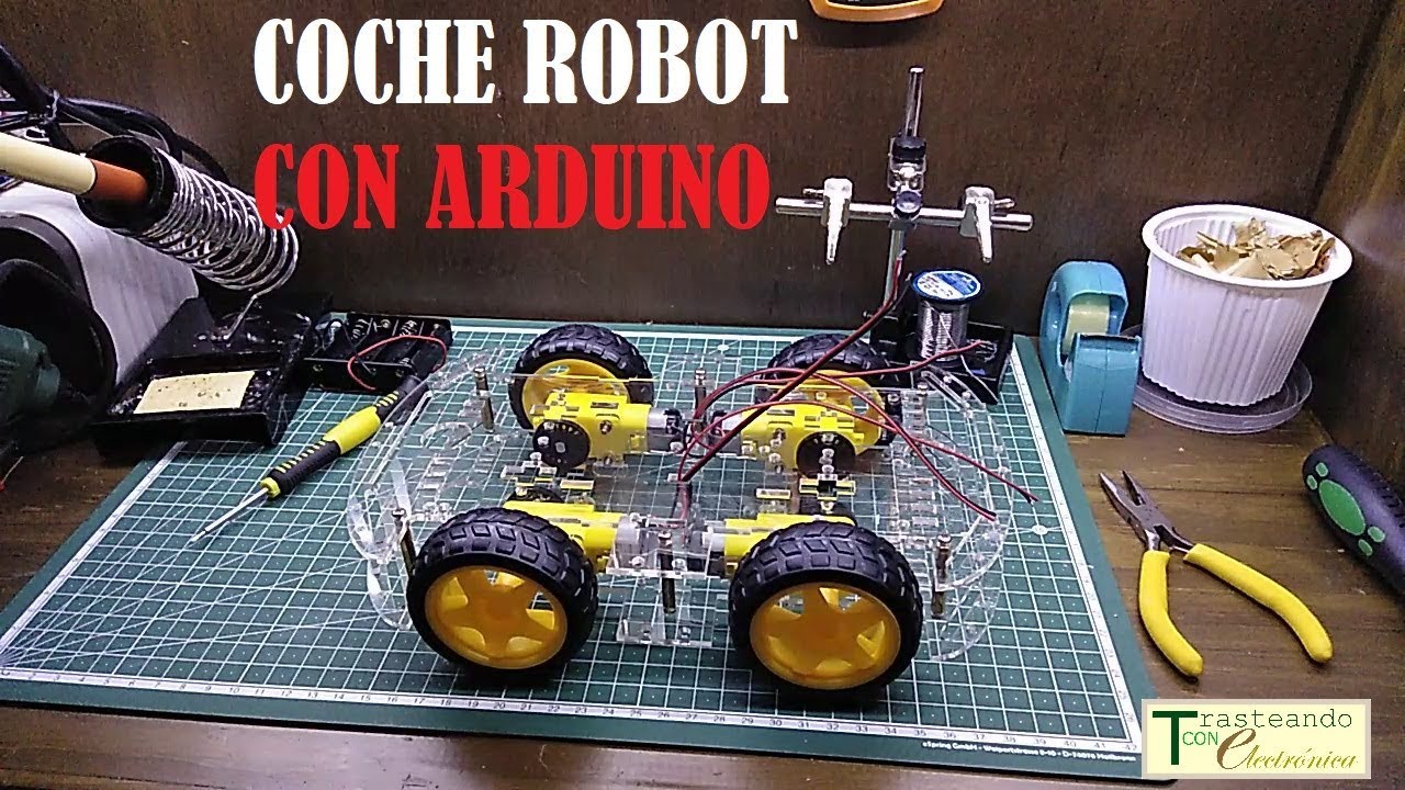 Impresionante coche robot con arduino parte 1 - YouTube