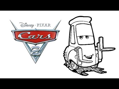 Disney Pixar cars - How to draw and coloring Guido car - coloring for ...